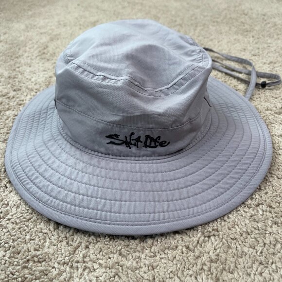 Salt Life | Accessories | Salt Life Hat Youth Os Gray Boonie Bucket Hat ...